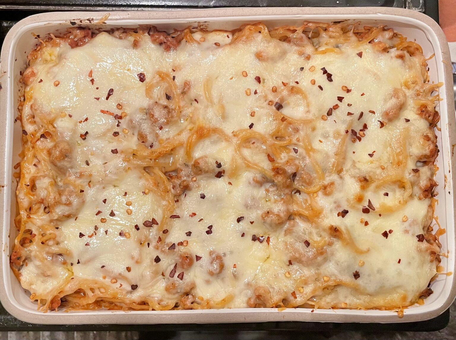 Big Batch Baked Spaghetti for a Crowd - THAT PLANNER FRIEND